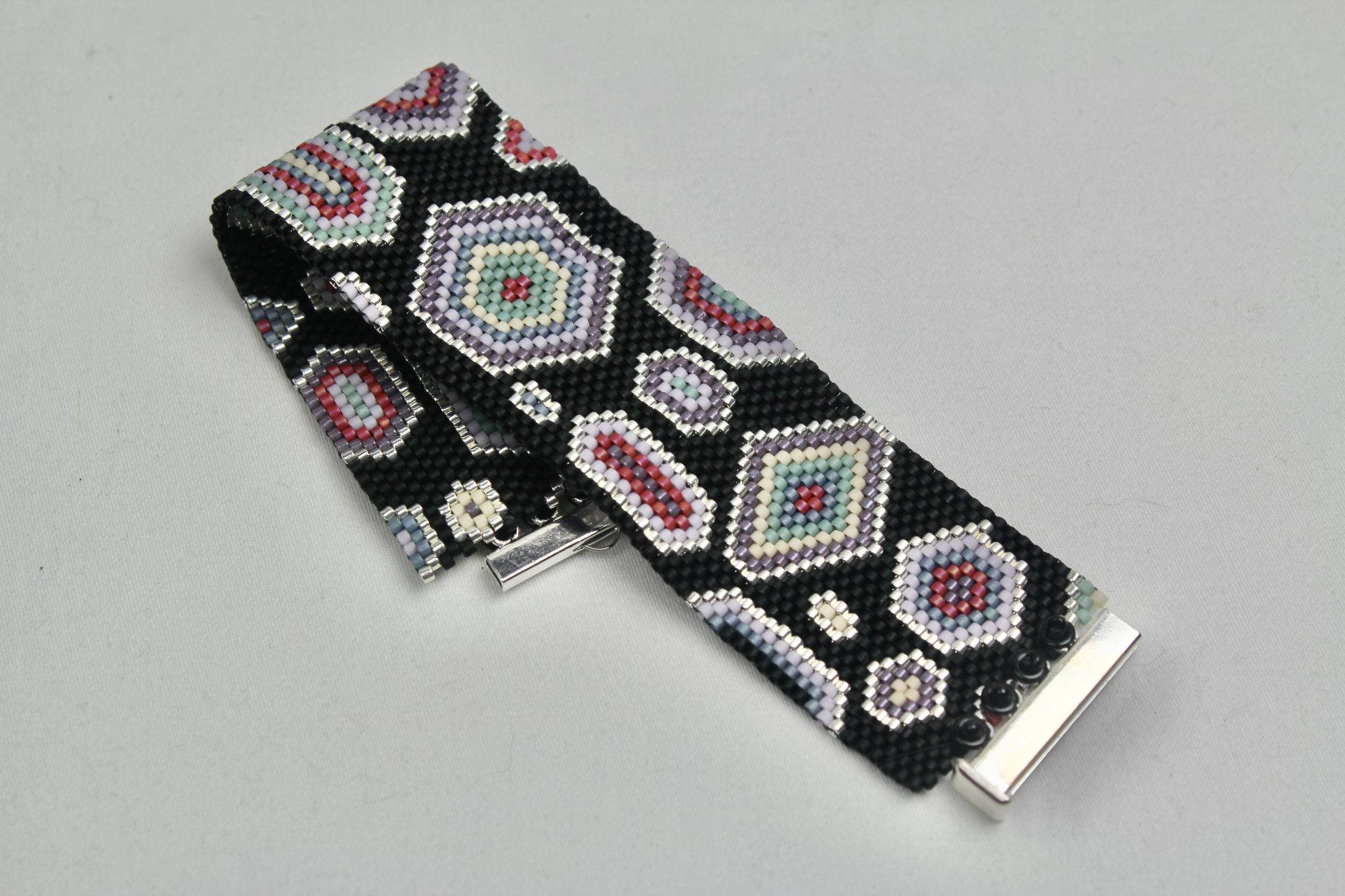 Geometric Bracelet in Black - Jewelry Designs By Leslie